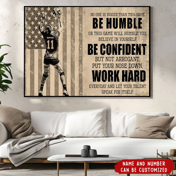 Personalized Volleyball Life Lessons Poster- Gift For Volleyball Lover ...