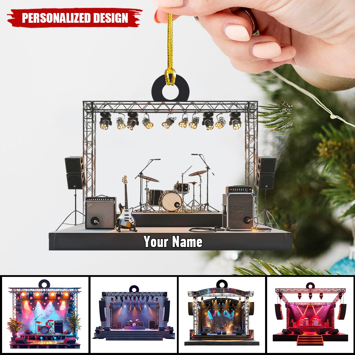 Personalized Music festivals/Concert Ornament-Gift For Music Lovers-20 ...