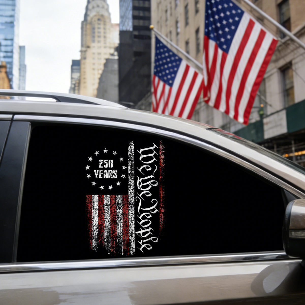 250 Years America Independence We The People US Car Window Decal Stick ...