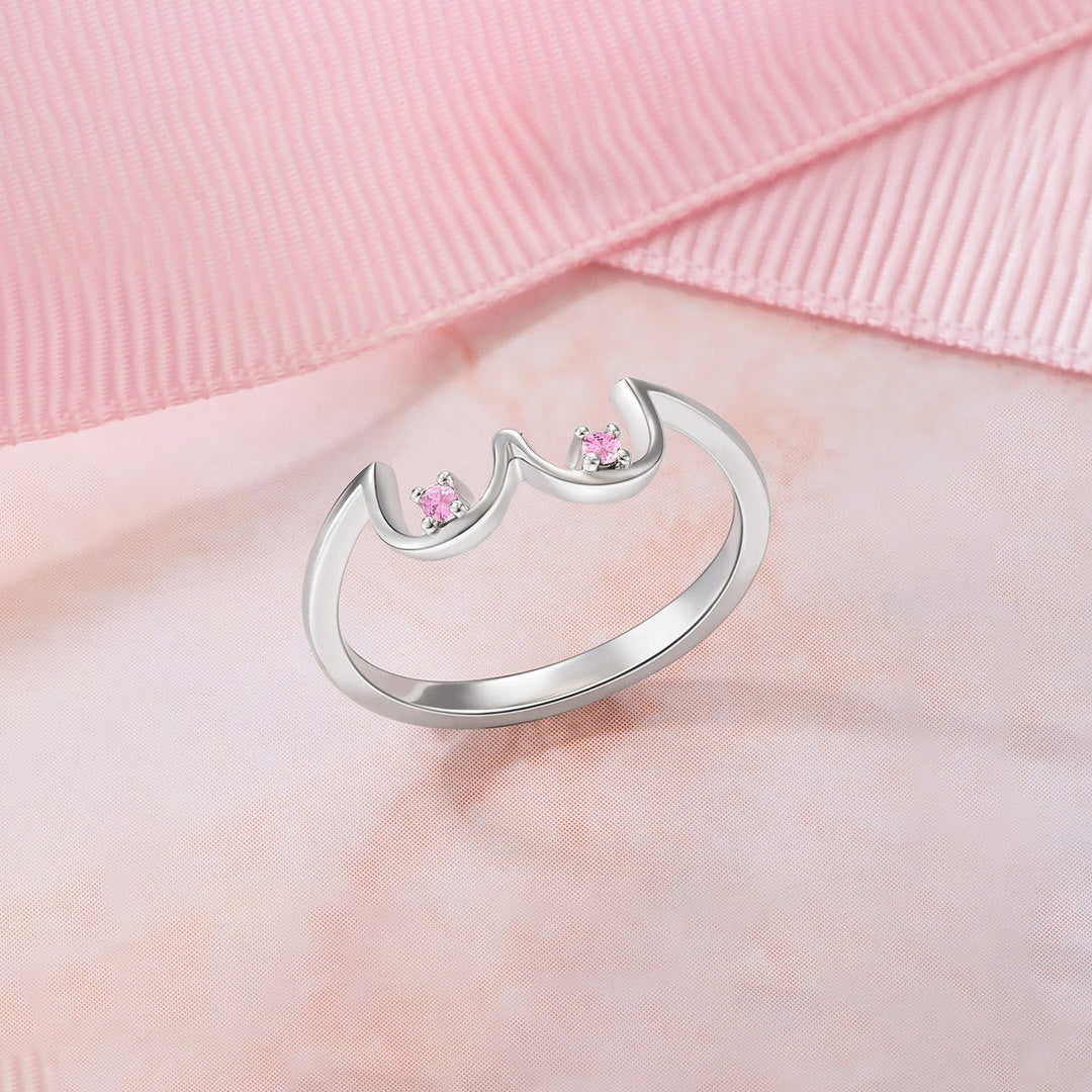 Breast Cancer Awareness-Pink Diamond Boobs Ring - OKBANDS