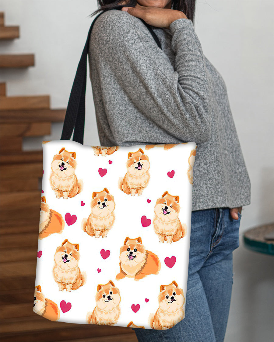 Cute Pomeranian Tote Bag - OKBANDS